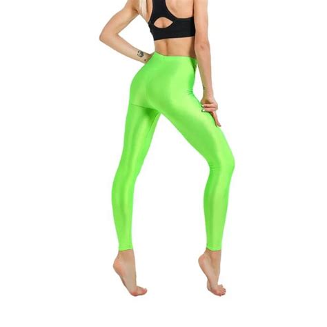 Candy Colors Women Fitness Push Up Leggings Plus Size Fluorescent