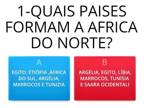 Continente Africano Quiz