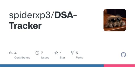 GitHub Spiderxp3 DSA Tracker
