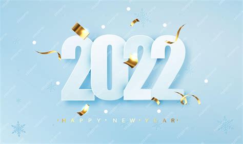 2022 새해 복 많이 받으세요 크리에이 티브 디자인 배경 또는 인사말 카드 파란색에 2022 새 해 숫자입니다 크리스마스와