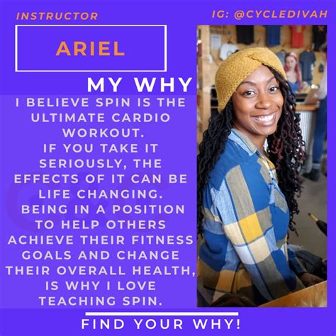 Club And Cycle 💜🧡 Cdcs Wcw Our Instructor Ariel Shares