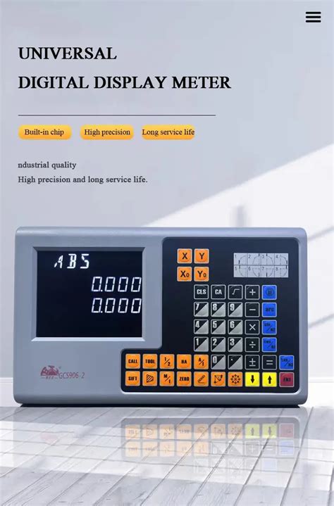 Small Size Digital Readout Axis Dro Gcs With Linear Scale For Milling Machines Line Boring