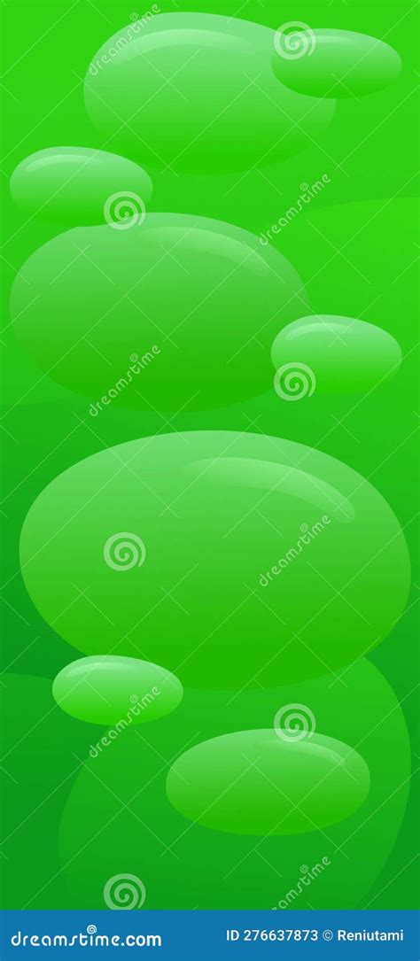 Green Blob Fluid Liquid Shape Vector Phone Wallpaper Stock Vector