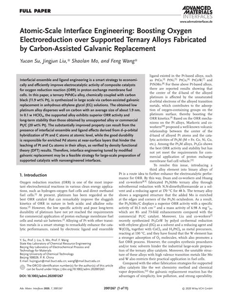 Atomic‐scale Interface Engineering Boosting Oxygen Electroreduction Over Supported Ternary