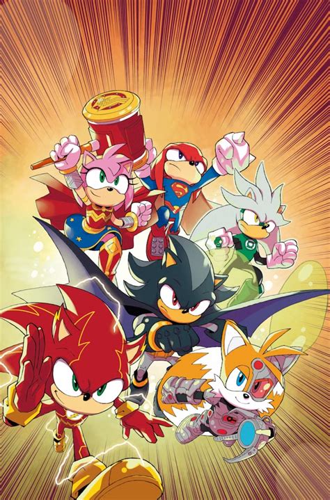 Sonic The Hedgehog Replaces The Justice League In Upcoming Dc Crossover