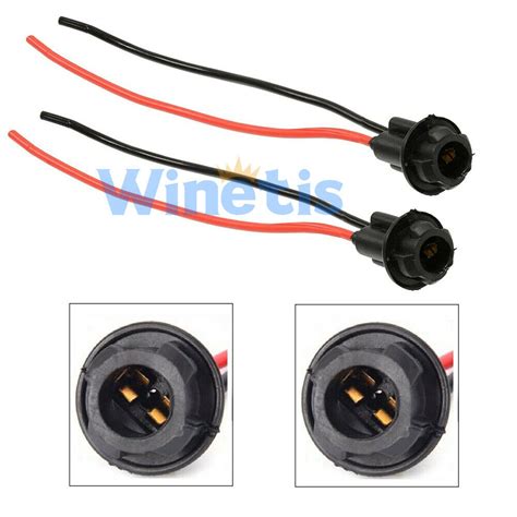 Universal Pigtail Wire Female Socket Harness Rear Side Marker Light Plug Fit EBay