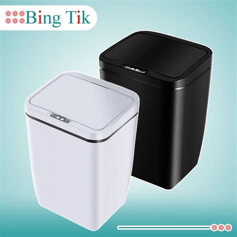 Jual Tempat Sampah Sensor Otomatis Elektrik Smart Trash Bin Shopee Indonesia