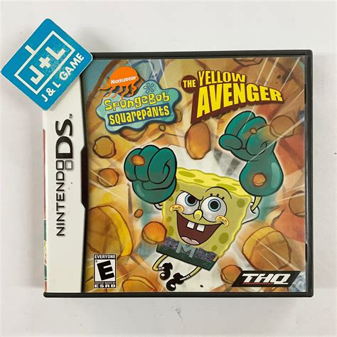 Spongebob Squarepants The Yellow Avenger Nds Nintendo Ds Pre Owned Nintendo Ds
