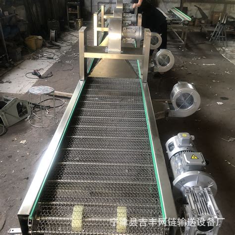 厂家生产 网带式降温输送线 链板输送机 冷却输送机 网链输送机 阿里巴巴