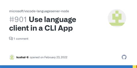 Use Language Client In A CLI App Issue Microsoft Vscode Languageserver Node GitHub