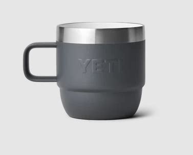 Yeti Rambler 6oz Espresso 2 Pack Stackable Cups Charcoal Wetsuit Centre