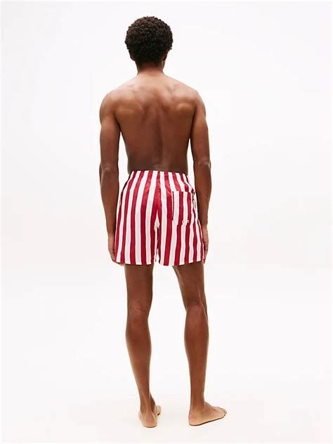 Print Mid Length Swim Trunks Multi Tommy Hilfiger