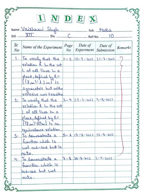 Maths Practical File Pdf