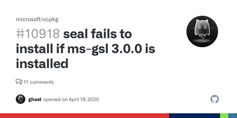 Seal Fails To Install If Ms Gsl 300 Is Installed · Issue 10918