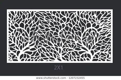 Tree Decorative Laser Cut Panel Stock Vector Royalty Free Shutterstock Celosías