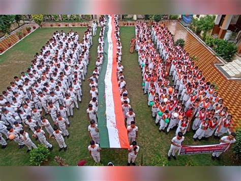 Tricolor Yatra Taken Out On Completion Of 75 Years Of Independence