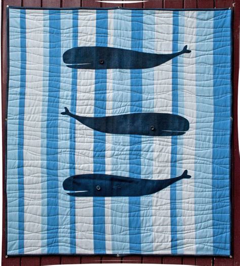 Jolly Whales Quilt Kit Including Moda Fabrics Bondaweb And