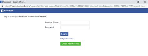 Sign In With Social Accounts Ctrader Id