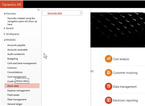 Creating Demo Data In Dynamics Ax By Fredrik Sætre