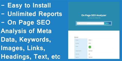On Page Seo Audit Tool By Alreadycoded Codester