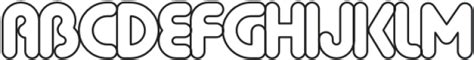 risen rounded outlined otf 400 font decorative display p what font is