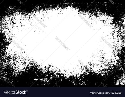 Grunge Border Texture Background Abstract Frame Vector Image
