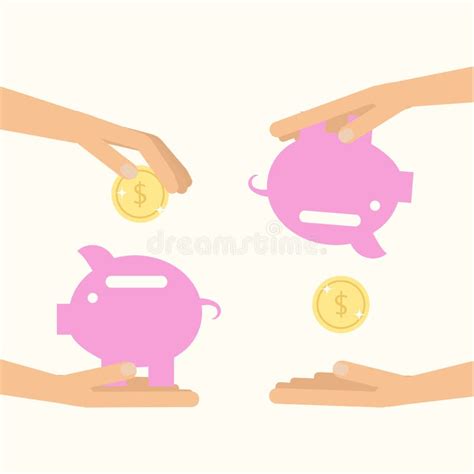 Spending Saving Money Stock Illustrations 3 173 Spending Saving Money