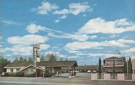 Sky Ranch Motel Palo Alto Ca Postcard