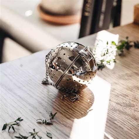 Tekula 7 Cm Rostfritt Heirol • Tesil För Te Örter Och Kryddor • Kitcha