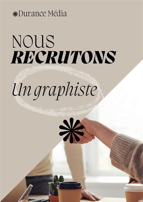 Exemples Dannonce De Recrutement Originale Mod Les Gratuits Canva