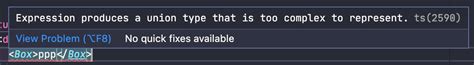 Reactjs TS Expression Produces A Union Type That Is Too Complex To Represent With Material UI