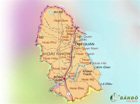 TẢI Bản đồ Hành chính tỉnh Bình Định Khổ Lớn Mới Nhất 2023
