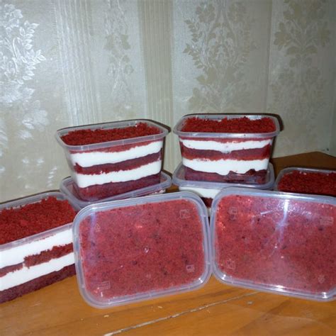 Jual Red Velvet Dessert Box Kab Bandung Asharacakes Tokopedia
