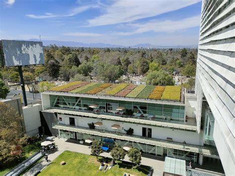An Example Of A Green Roof In A University In Mexico City Editorial
