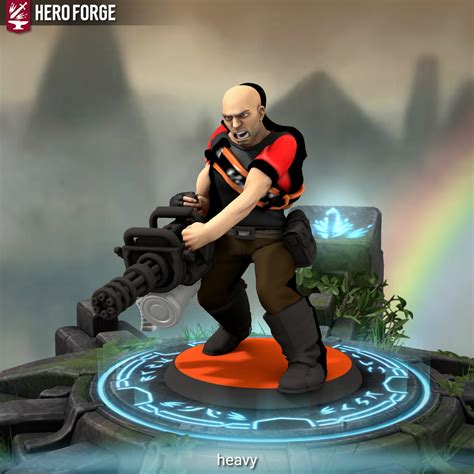 Team Fortress 2 Heavy Weapons Guy With Cel Shading Rheroforgeminis