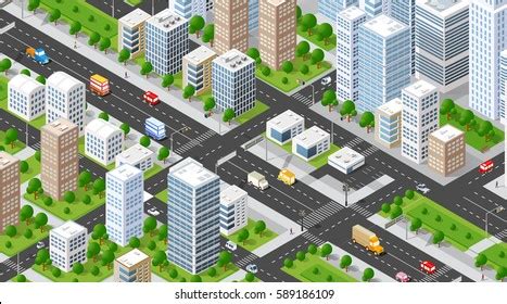 Isometric City Images Stock Photos Vectors Shutterstock