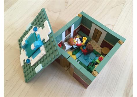 Lego Moc Indoor Pool By Discordia Rebrickable Build With Lego