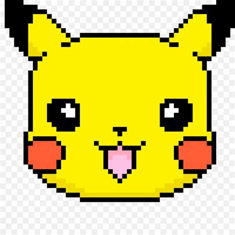 Pikachu Minecraft Pixel Art Drawing Image PNG 1200x1200px Pikachu