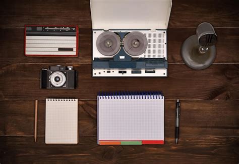Premium Photo Old Retro Object On Wooden Table