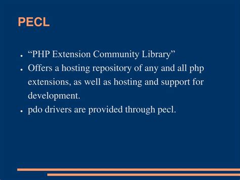 Ppt Php With The New Pdoinformix Powerpoint Presentation Free Download Id1348490