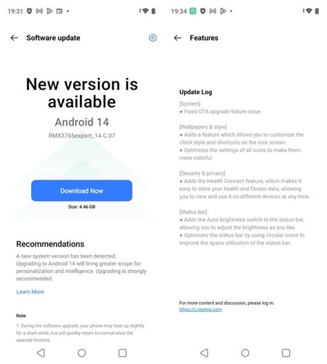 Cara Mudah Update Android 14 Di Realme C51s Melalui OTA Laptophia