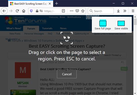 Best Easy Scrolling Screen Capture Windows Forums