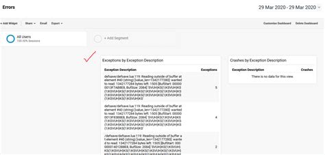 Google Analytics Automatic Crash Exception Tracking Questions Defold Game Engine Forum