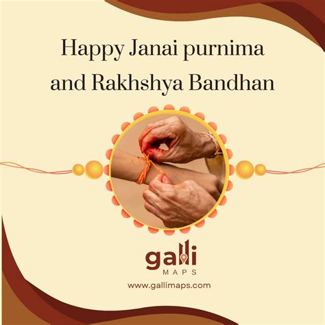 Galli Maps On Linkedin Janaipurnima Rakshyabandhan Gallimaps