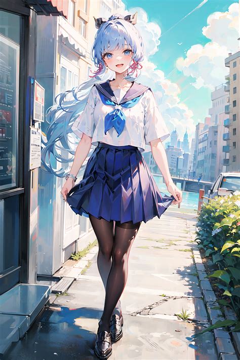 Kamisato Ayaka Genshin Impact Drawn By Kawaii Hito Danbooru