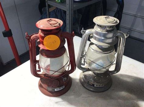 2 Kerosene Lanterns Currie Auction Service