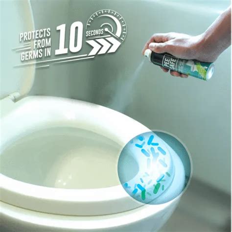 Pee Safe Toilet Seat Sanitizer Spray Mint 300 Ml Washroom Pack At
