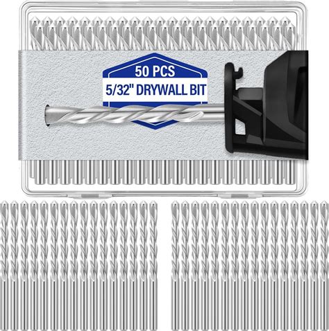 Tondiamo 50 Pcs Drywall Router Bits Drywall Drill Bits Guide Point