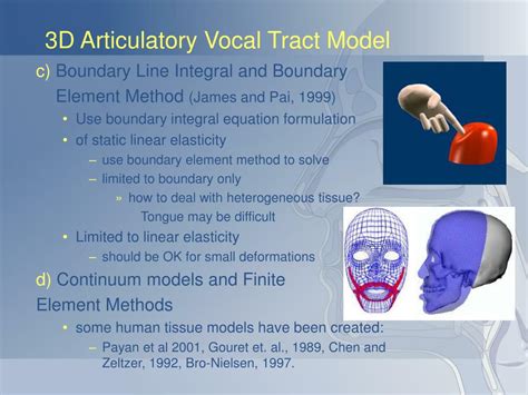 Ppt 3d Computer Simulation Of The Human Vocal Tract Powerpoint Presentation Id3825970
