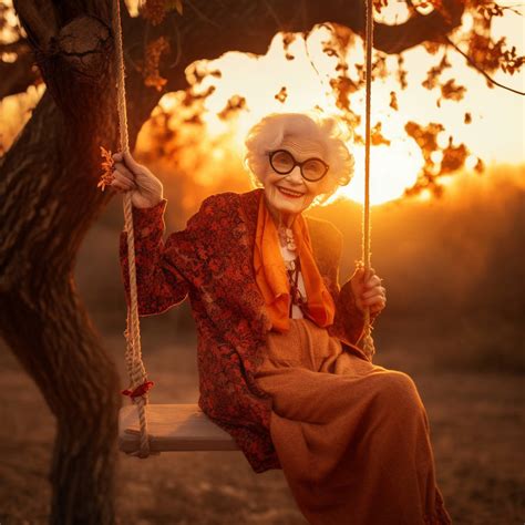 Vivacious 100 Year Old Woman Swinging By Tlynnbrown On Deviantart